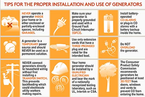Generator Safety Tips!!! – Aroostook County EMA